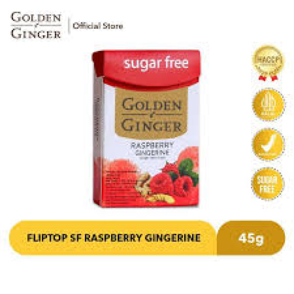 Dutalia - GOLDEN GINGER FLIPTOP SUGAR FREE RASPBERRY 45GR
