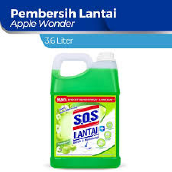 Dutalia - SOS FLOOR CLEANER APPLE WONDER JERRYCAN 4LT