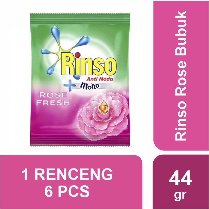 Dutalia - RINSO MOLTO ROSE FRESH POWDER 40GR