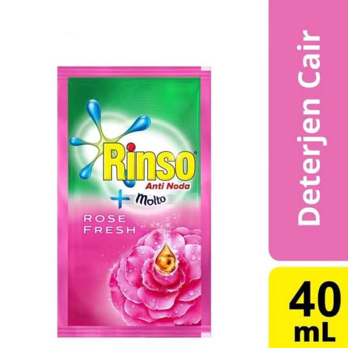 Dutalia - RINSO MOLTO ROSE FRESH LIQ SACHET 40MLX6PC