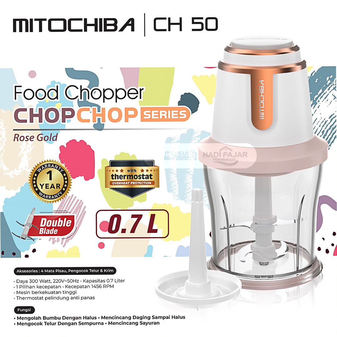 Mamasuka Kitchenstore - MITOCHIBA FOOD CHOPPER 2L CH 250 WHITE (6)