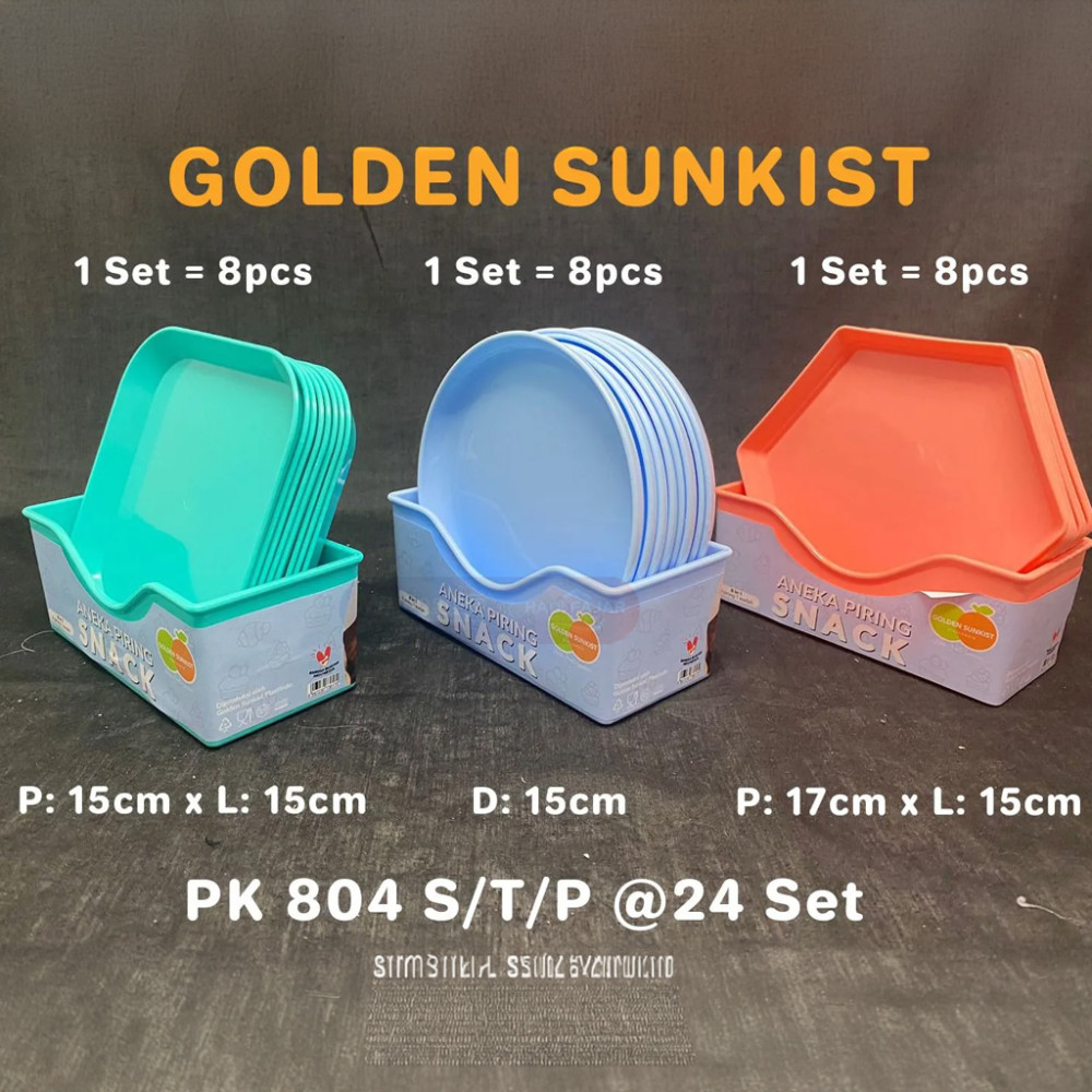 Mamasuka Kitchenstore - G.SUNKIST PIRING KUE SET PK 8047/48/49(24)