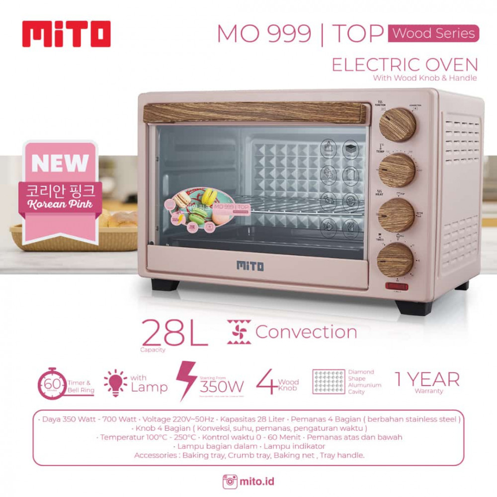 Mamasuka Kitchenstore - MITOCHIBA OVEN LISTRIK 28LT MO999