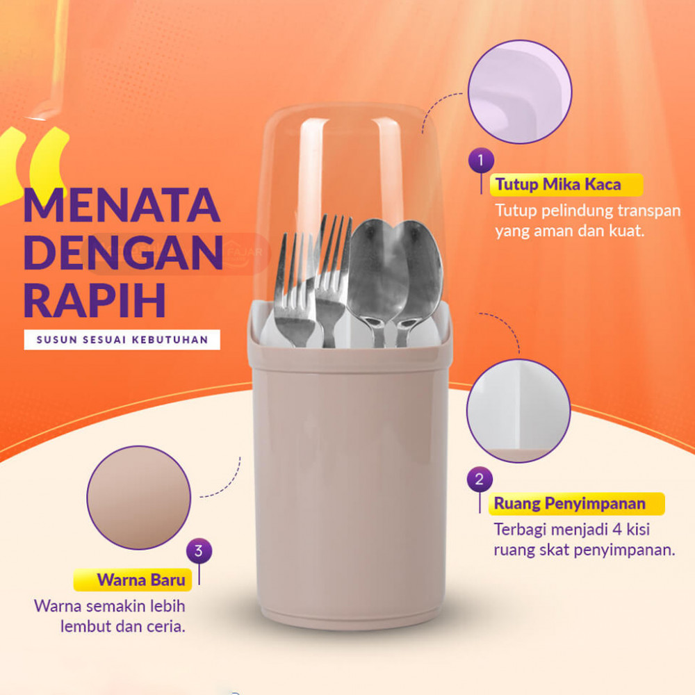 Mamasuka Kitchenstore - OWL TEMPAT SENDOK AKASIA (108)