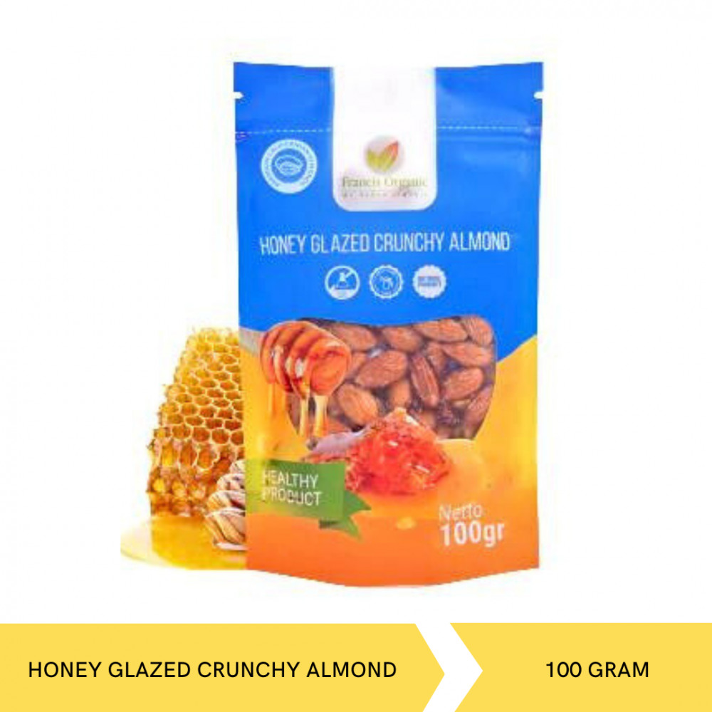 Mega Swalayan - FRANCIS ORG. ALMOND HONEY GLAZE CRUNCH 100GX30