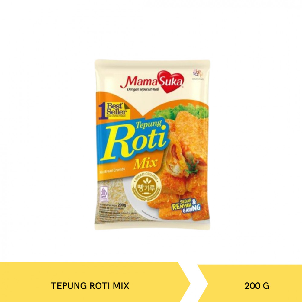 Mega Swalayan - MAMASUKA TEPUNG ROTI MIX 200G X24