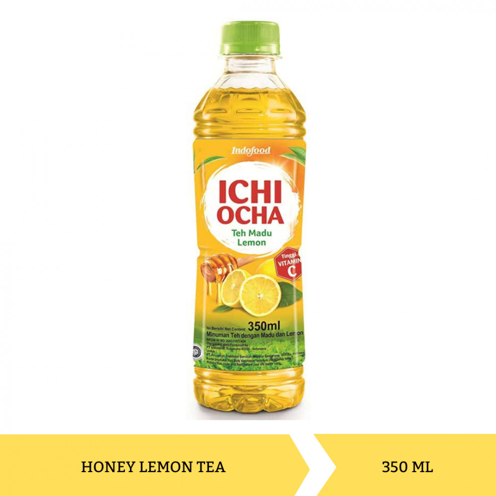 Mega Swalayan - ICHI OCHA HONEY LEMON TEA 350ML X 24