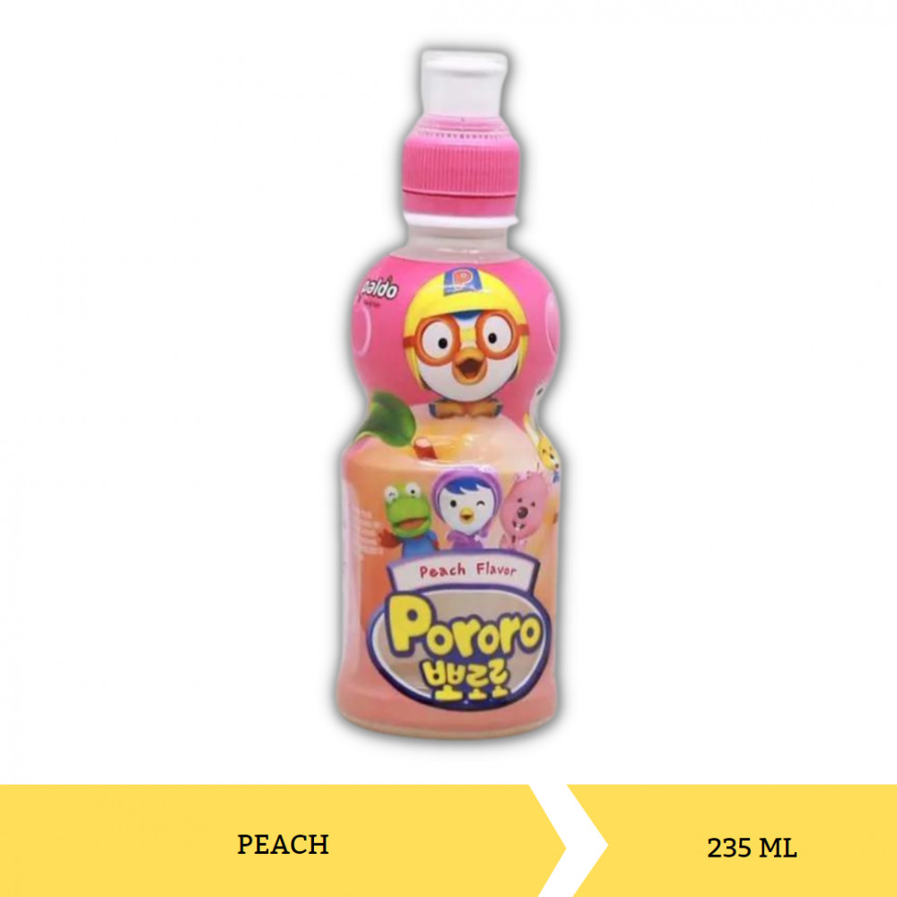 Mega Swalayan - PORORO DRINK PEACH 235ML X 24