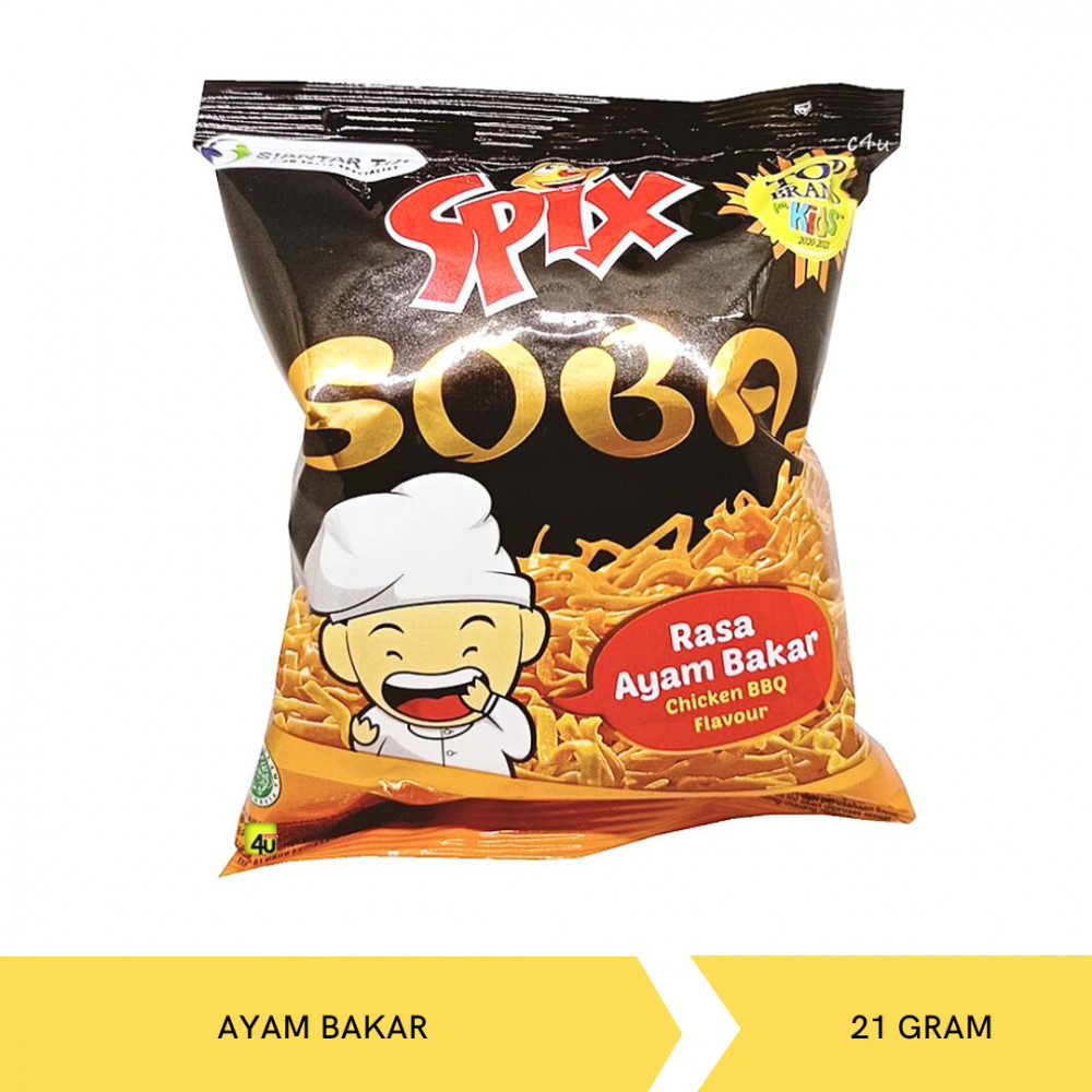 Mega Swalayan - SPIX SOBA MIE STICK AYAM BAKAR 21G X 60