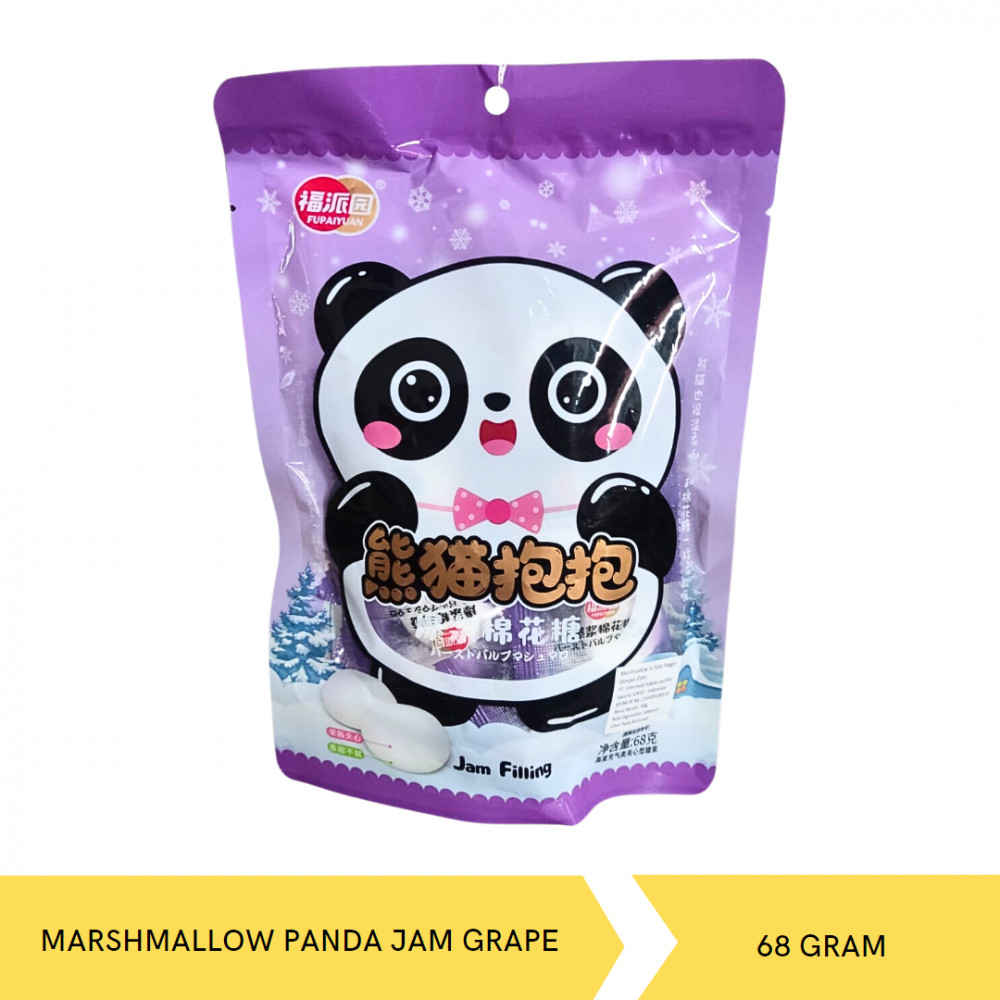 Mega Swalayan - FUPAIYUAN MARSHMALLOW PANDA JAM GRAPE 68G X 36