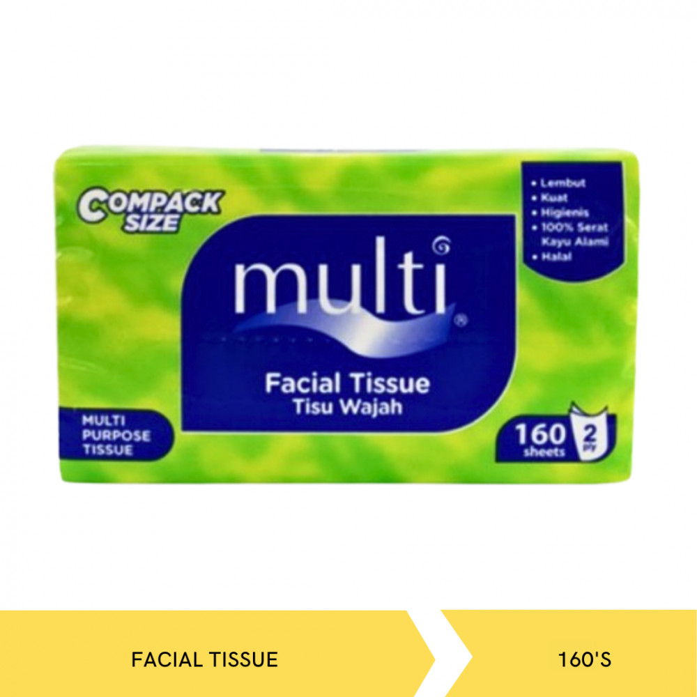 Mega Swalayan - MULTI MP11 TISSUE FACIAL 160`S 2PLY X 60