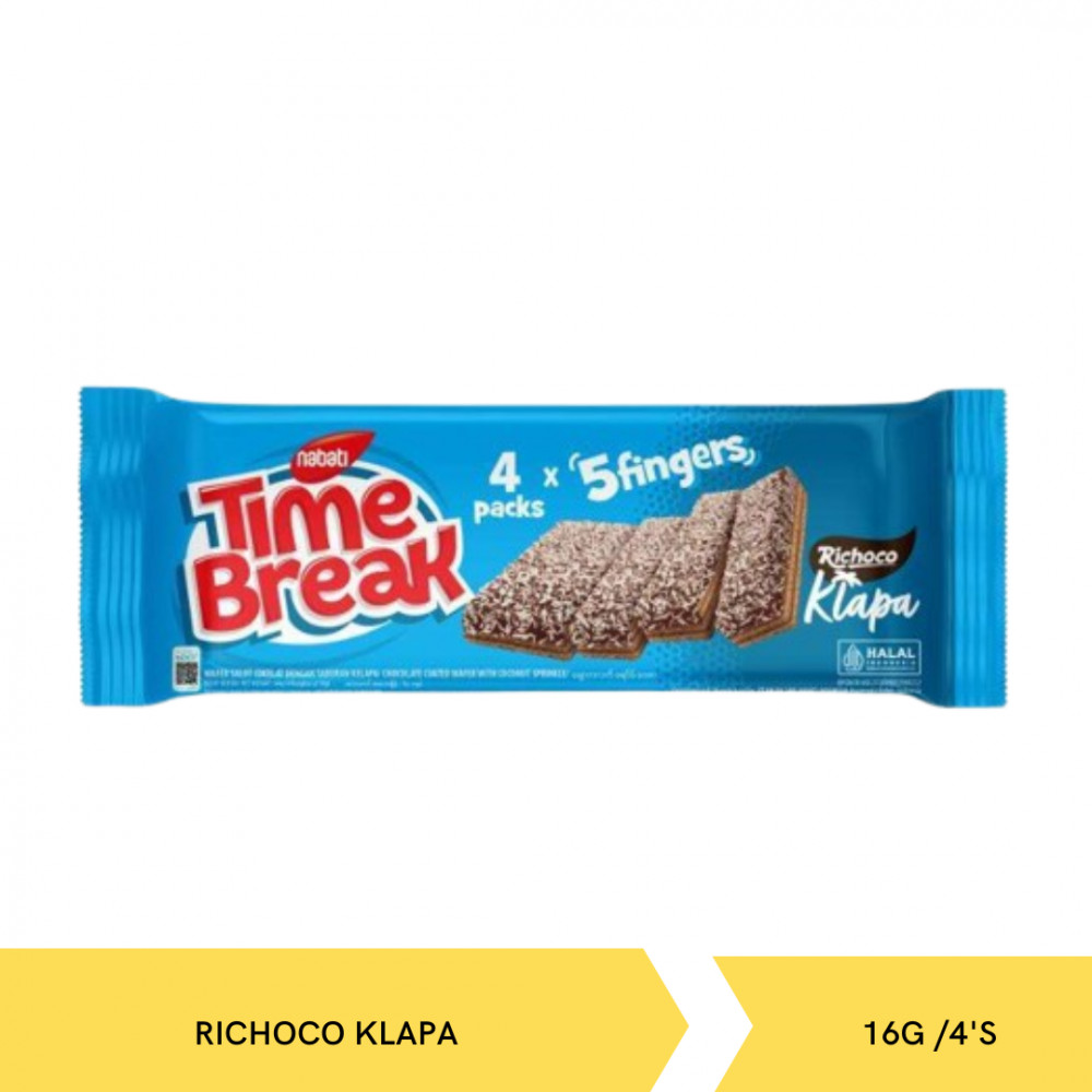 Mega Swalayan - NABATI TIME BREAK RICHOCO KALPA 16G/4`S X 36