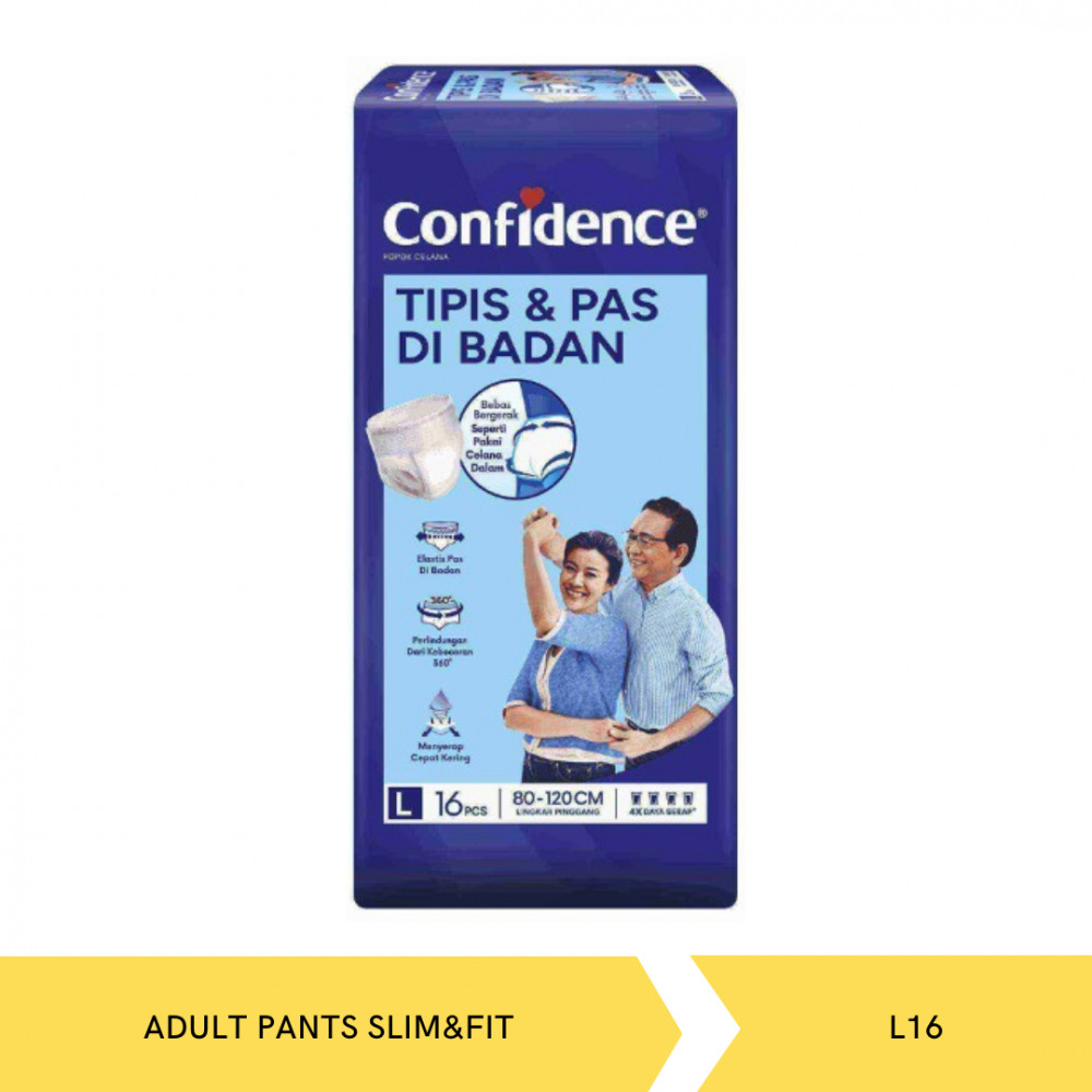 Mega Swalayan - CONFIDENCE ADULT PANTS SLIM&FIT L16 X 6