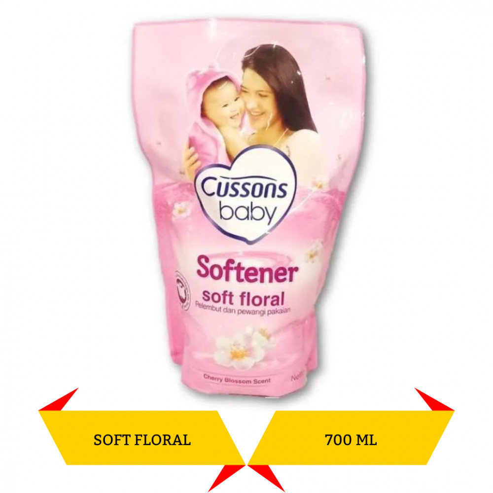 Mega Swalayan - CUSSONS BABY SOFTENER SOFT FLORAL POUCH 700ML X 12