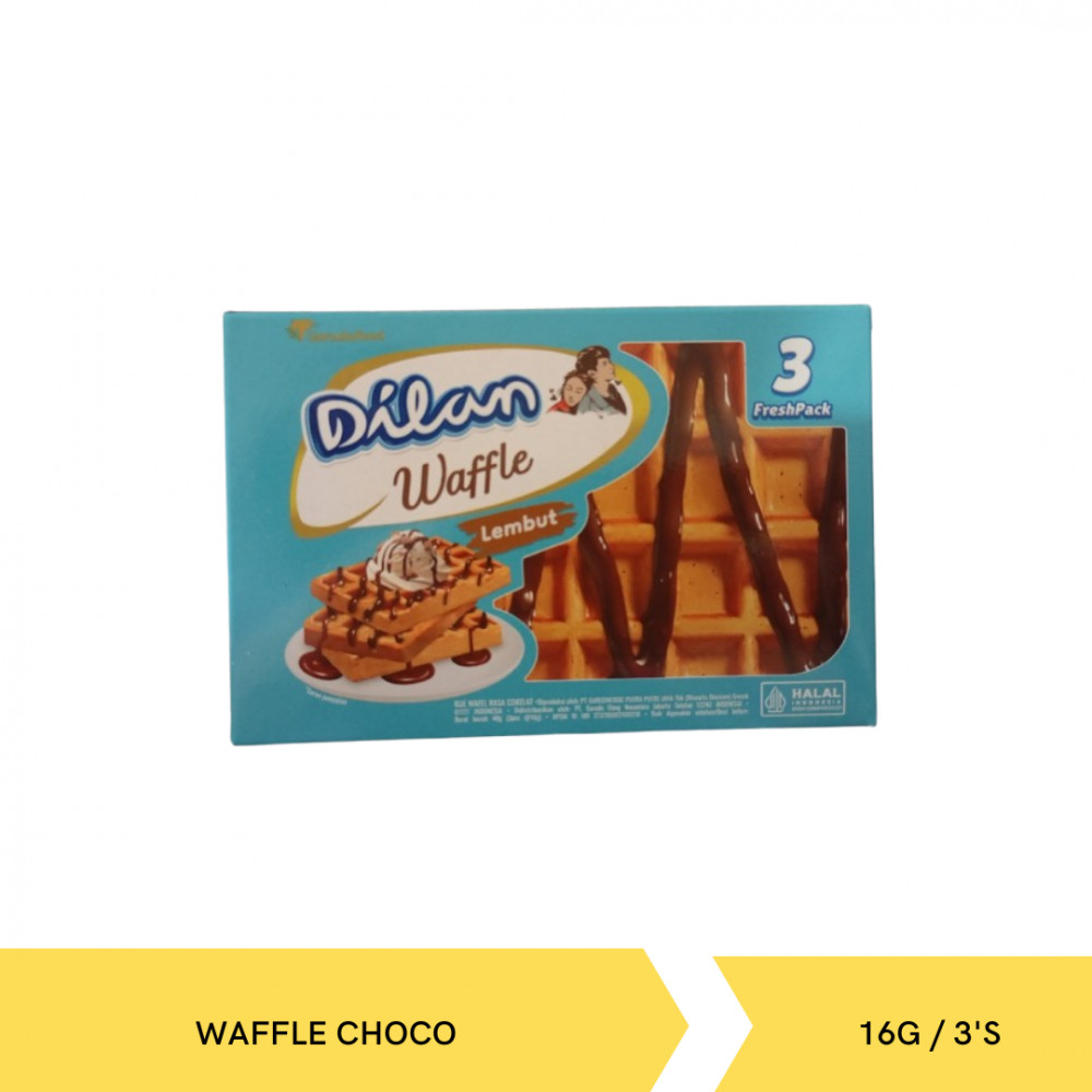 Mega Swalayan - DILAN WAFFLE CHOCO 16G/3`S X 30
