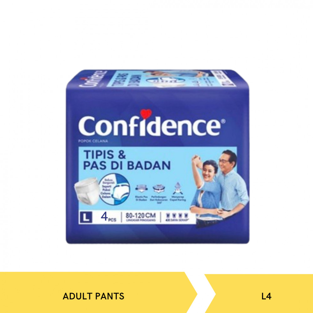 Mega Swalayan - CONFIDENCE ADULT PANTS SLIM&FIT L4 X 10