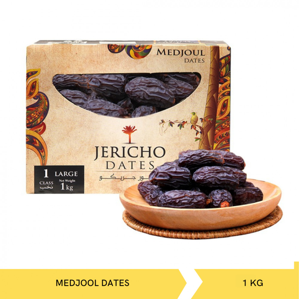 Mega Swalayan - JERICHO MEDJOOL DATES LARGE 1KG X 8