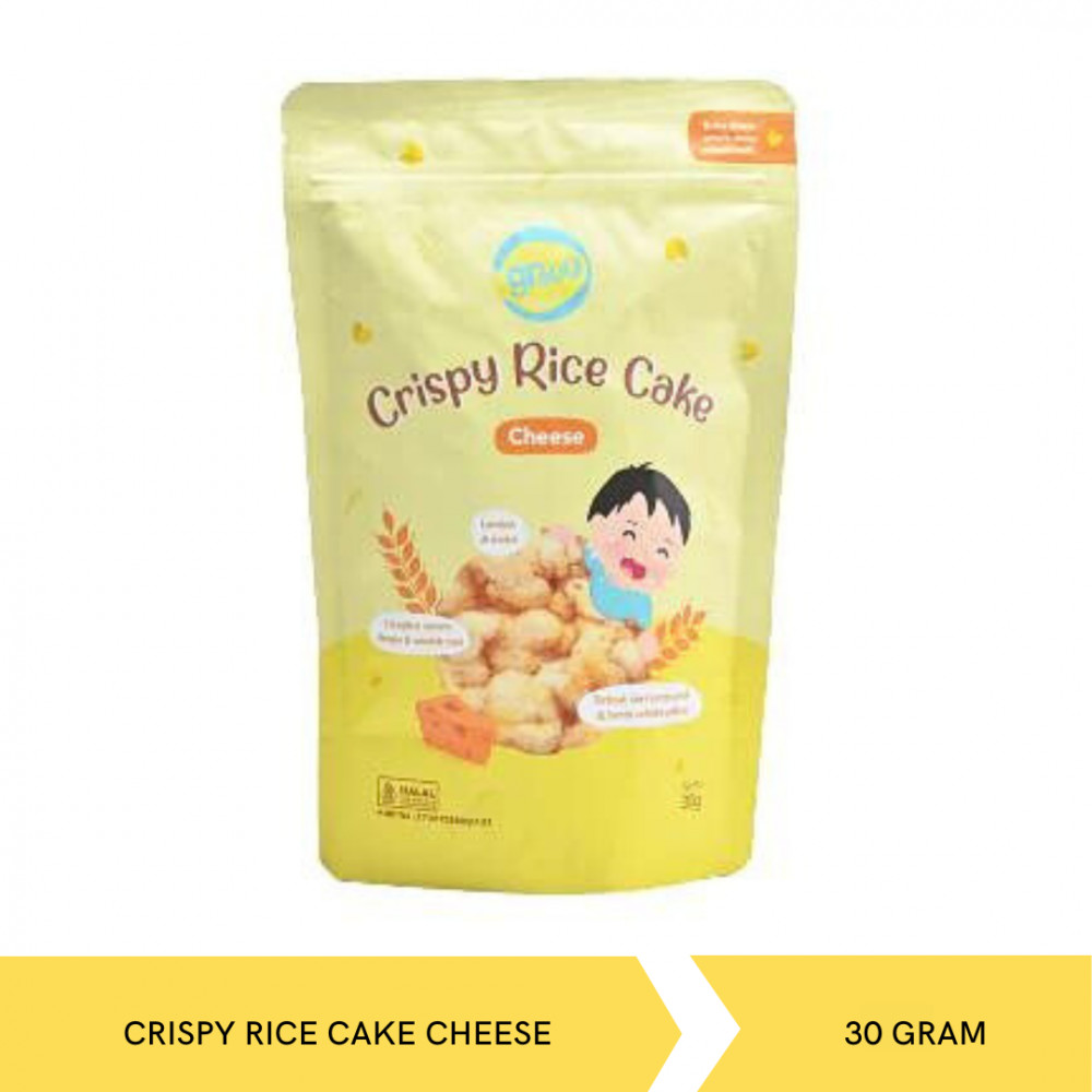 Mega Swalayan - GROUU CRISPY RICE CAKE CHEESE 30G X 12