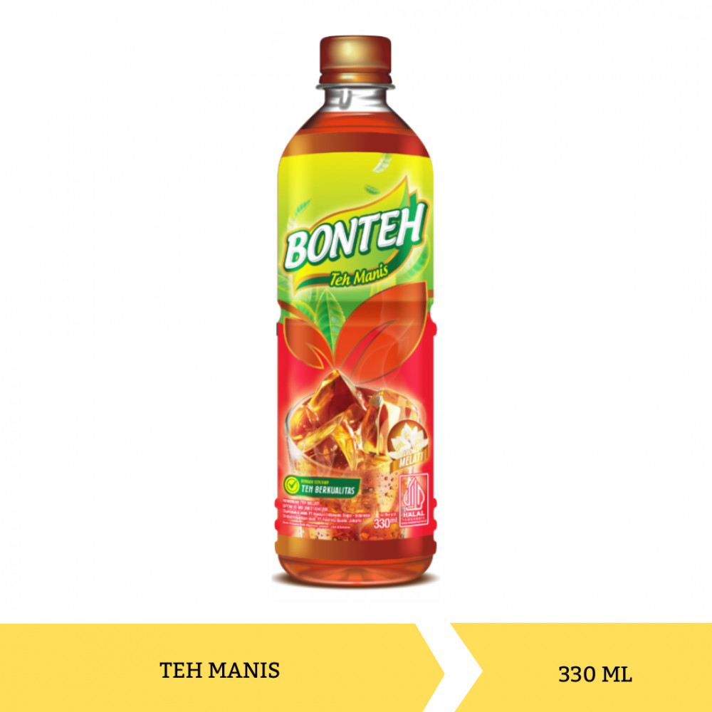 Mega Swalayan - BONTEH TEH MANIS BTL 330ML X 12