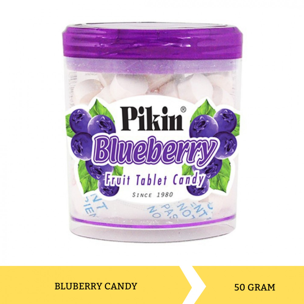 Mega Swalayan - PIKIN BLUEBERRY CANDY 50G X 12