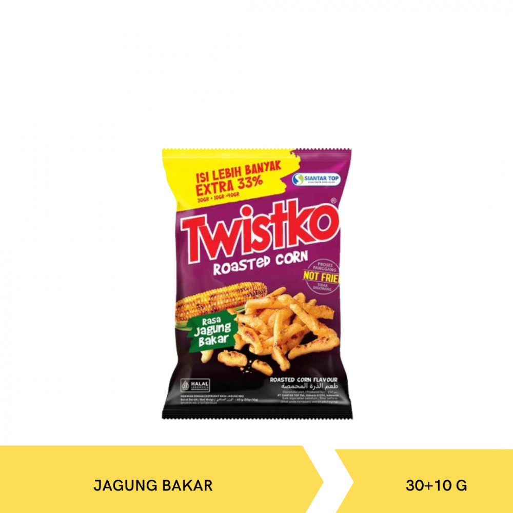 Mega Swalayan - TWISTKO JAGUNG BAKAR 30+10G X 48