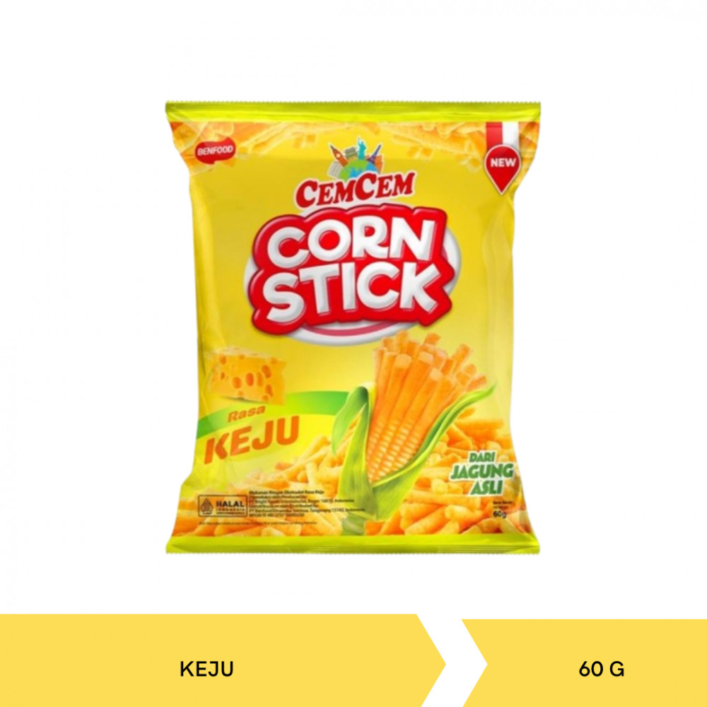 Mega Swalayan - CEMCEM CORN STICK KEJU 60G X 30