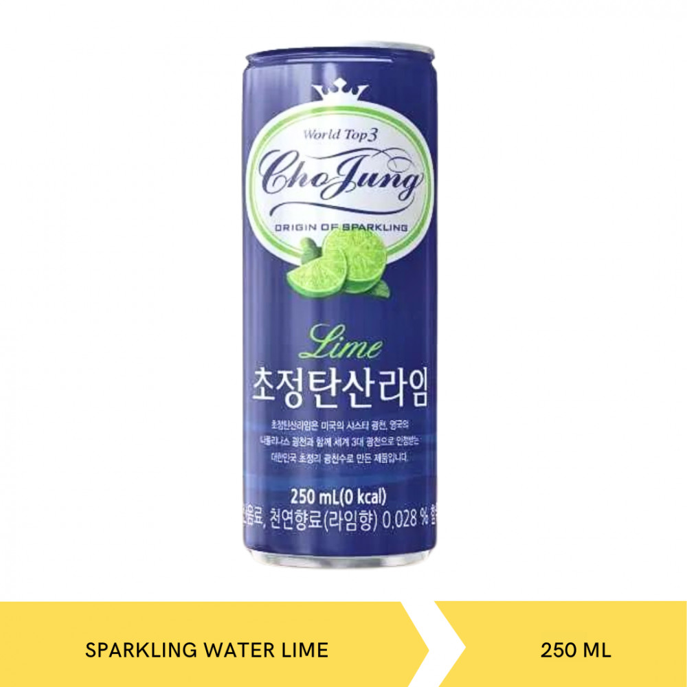 Mega Swalayan - ILHWA CHO JUNG SPARKLING WATER LIME 250MLX30