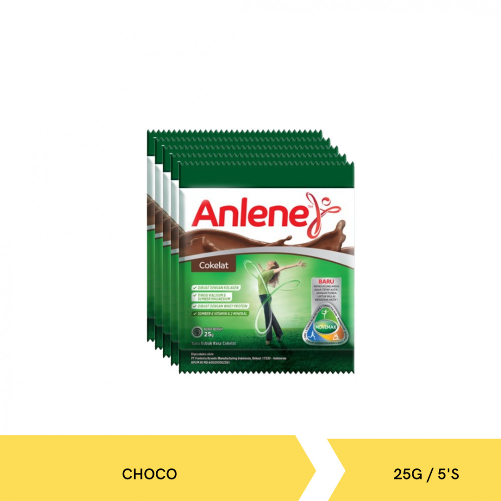 Mega Swalayan - ANLENE ACTIFIT CHOCO BANDED 25G/5`S X 24