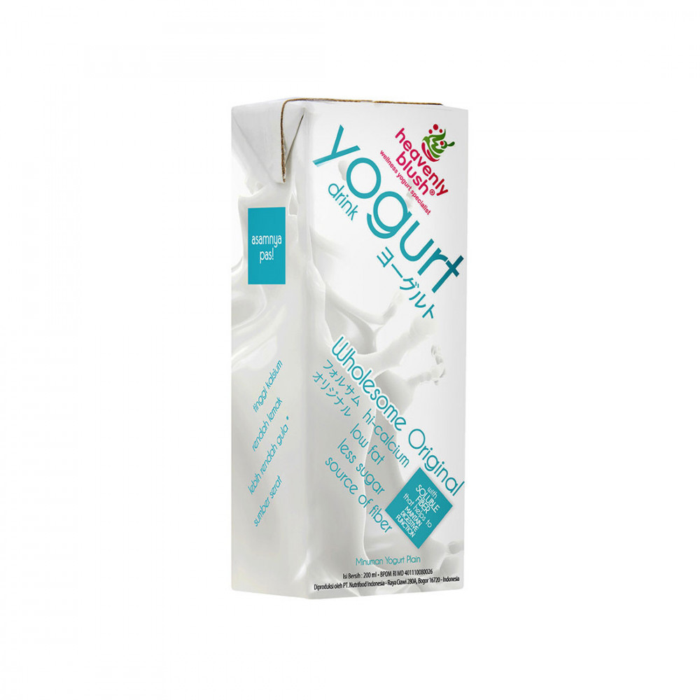 Mega Swalayan - HEAVENLY BL YOGURT WHOLESOME ORIGINAL 180ML X 24