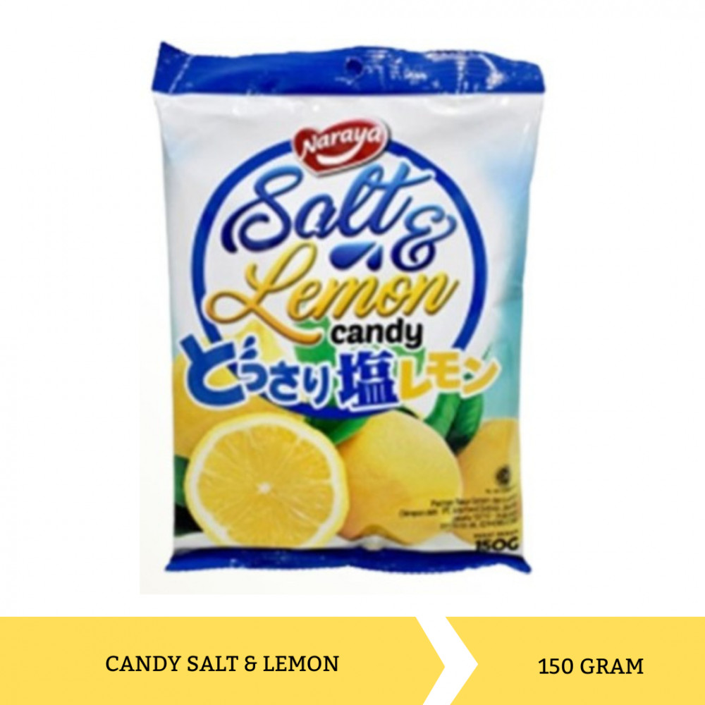 Mega Swalayan - NARAYA CANDY SALT&LEMON 150G X 20