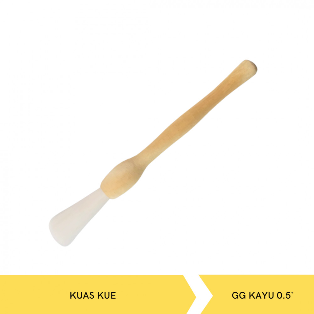 Mega Swalayan - KUDA KUAS KUE GG KAYU 0.5`