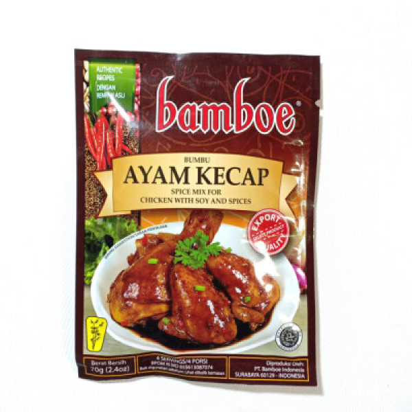 Mega Swalayan - BAMBOE BUMBU AYAM KECAP 70G X 24