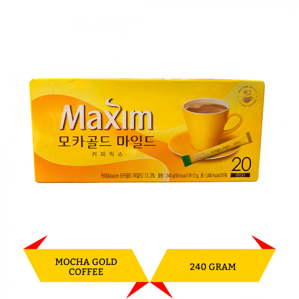 Mega Swalayan - MAXIM COFFEE MOCHA GOLD MILD 240G X 24