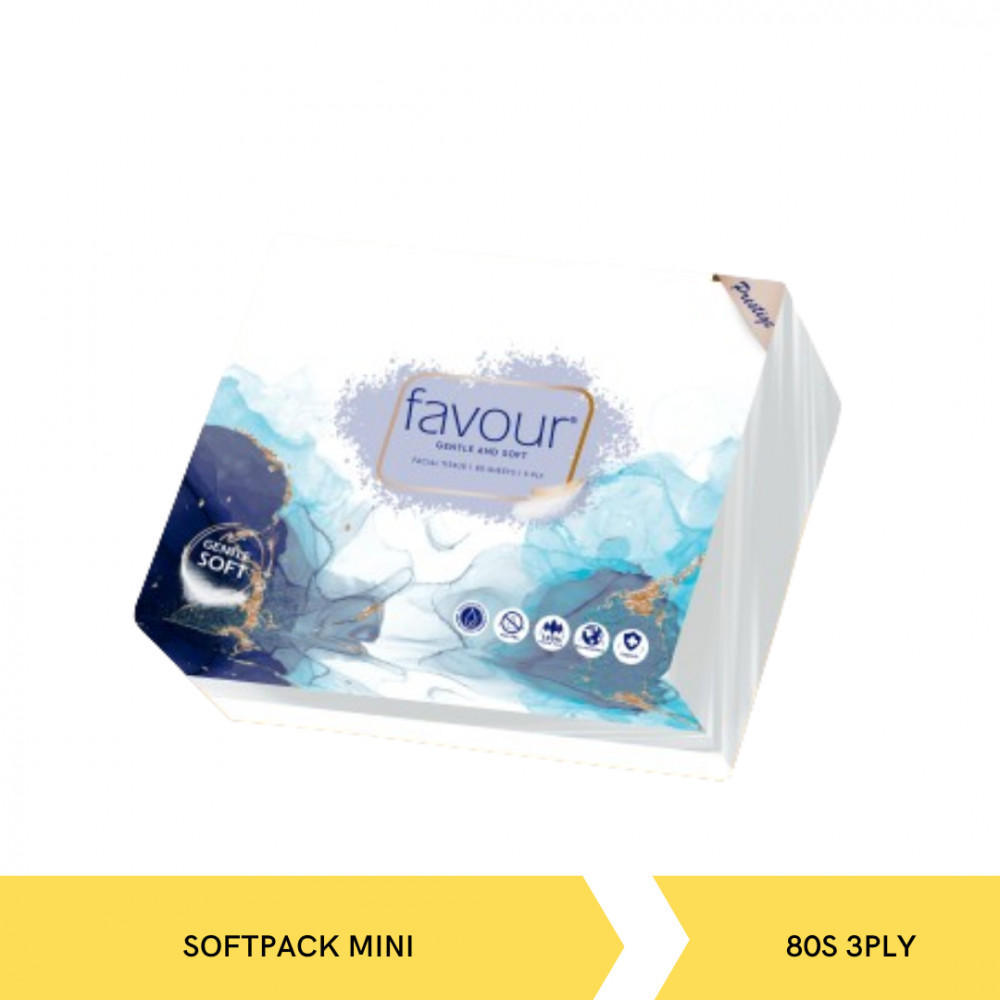 Mega Swalayan - FAVOUR TISSUE FACIAL PRESTIGE 80`S 3PLYX60