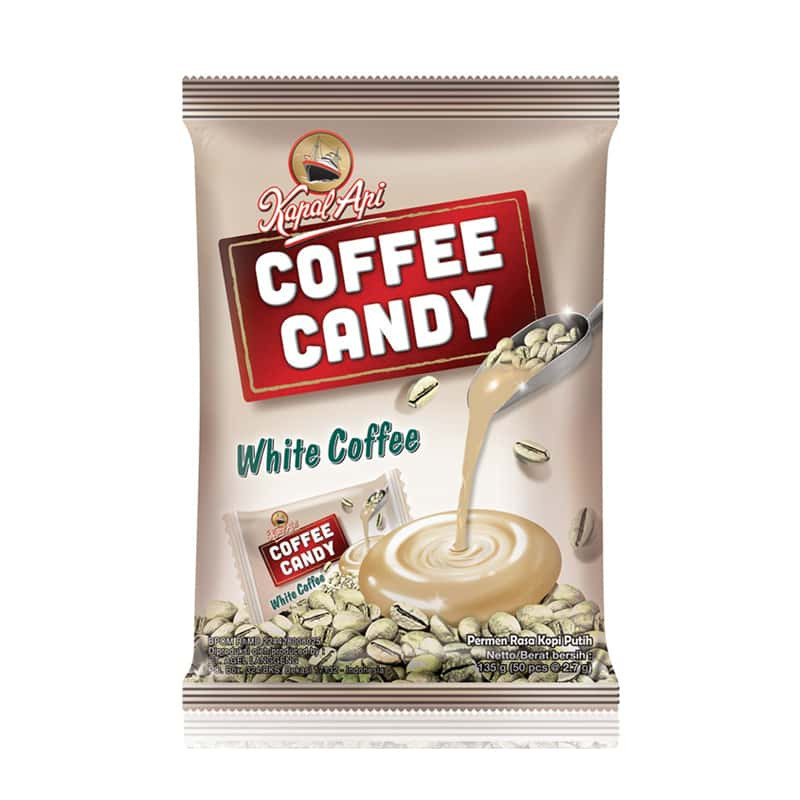 Mega Swalayan - KAPAL API COFFEE CANDY WHITE COFFE 135G X 24