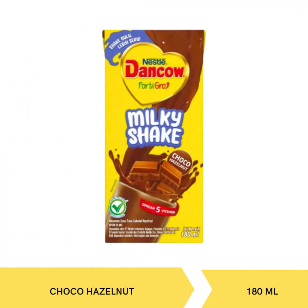 Mega Swalayan - DANCOW UHT MILKY SHAKE CHOCO HZL 180ML X 36