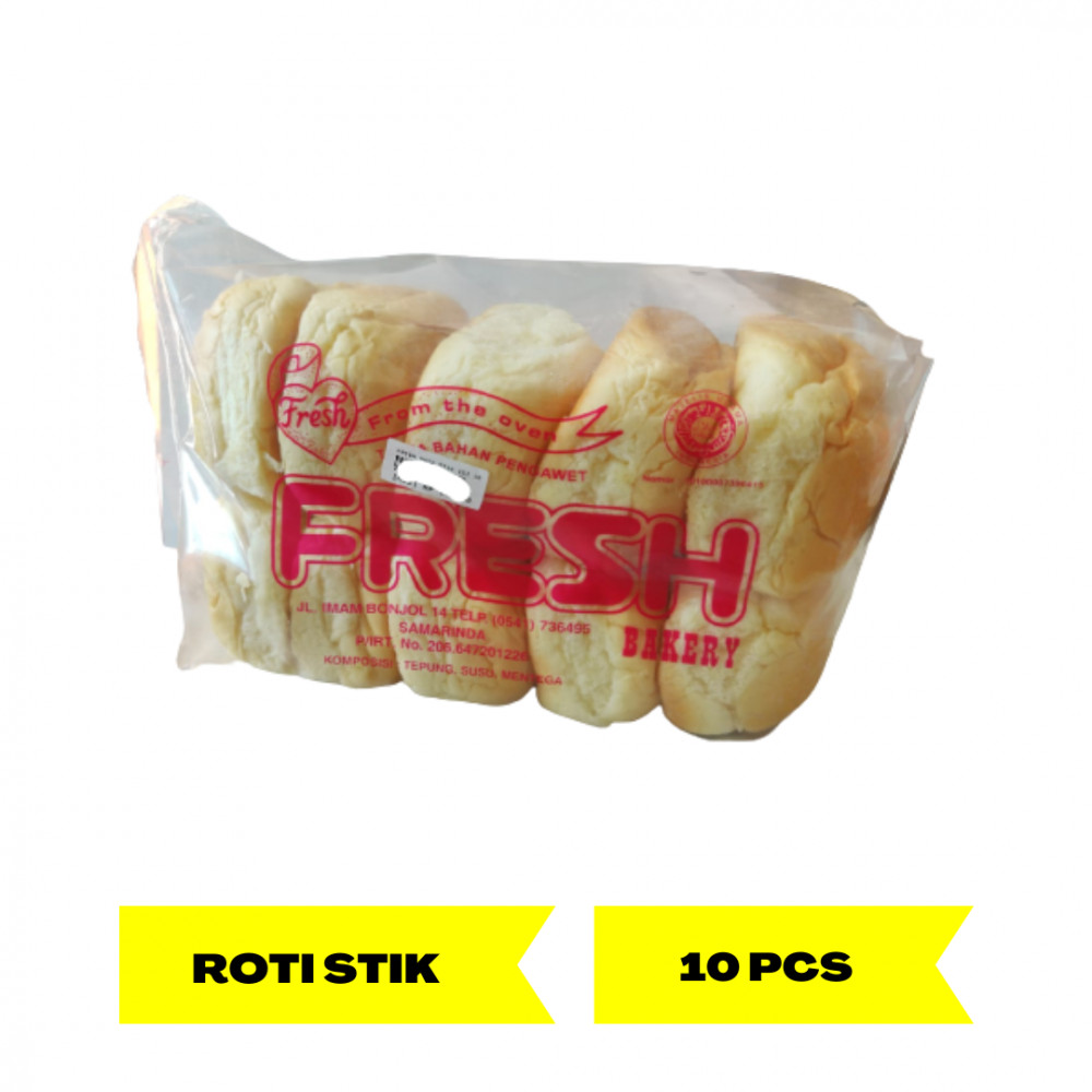 Mega Swalayan - FRESH ROTI STIK ISI 10