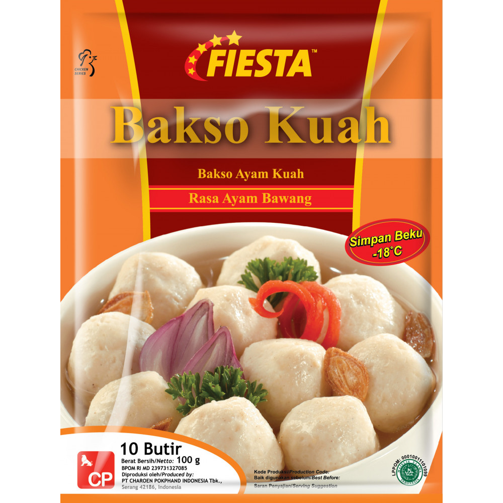 Mega Swalayan - FIESTA BAKSO KUAH AYAM BAWANG 100G X 20