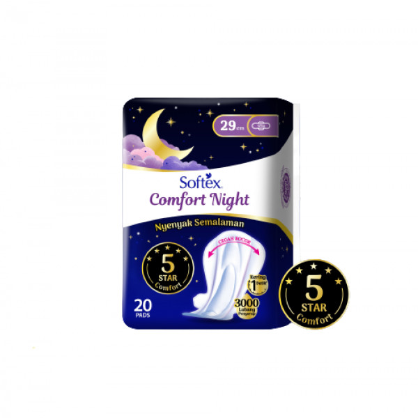 Mega Swalayan - SOFTEX COMF NIGHT WING 29CM/10`S X 48