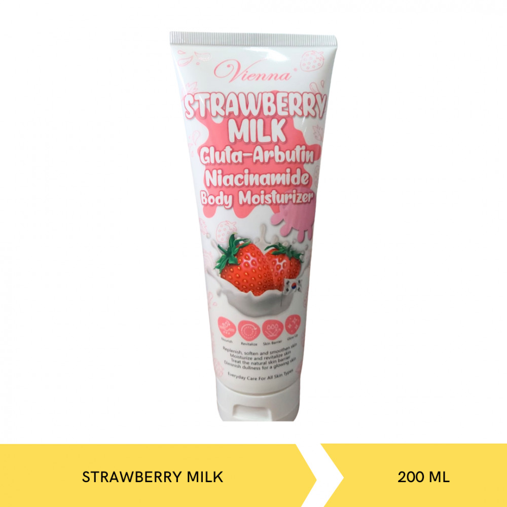 Mega Swalayan - VIENNA BODY MOIST STRAW MILK 200ML-DNR