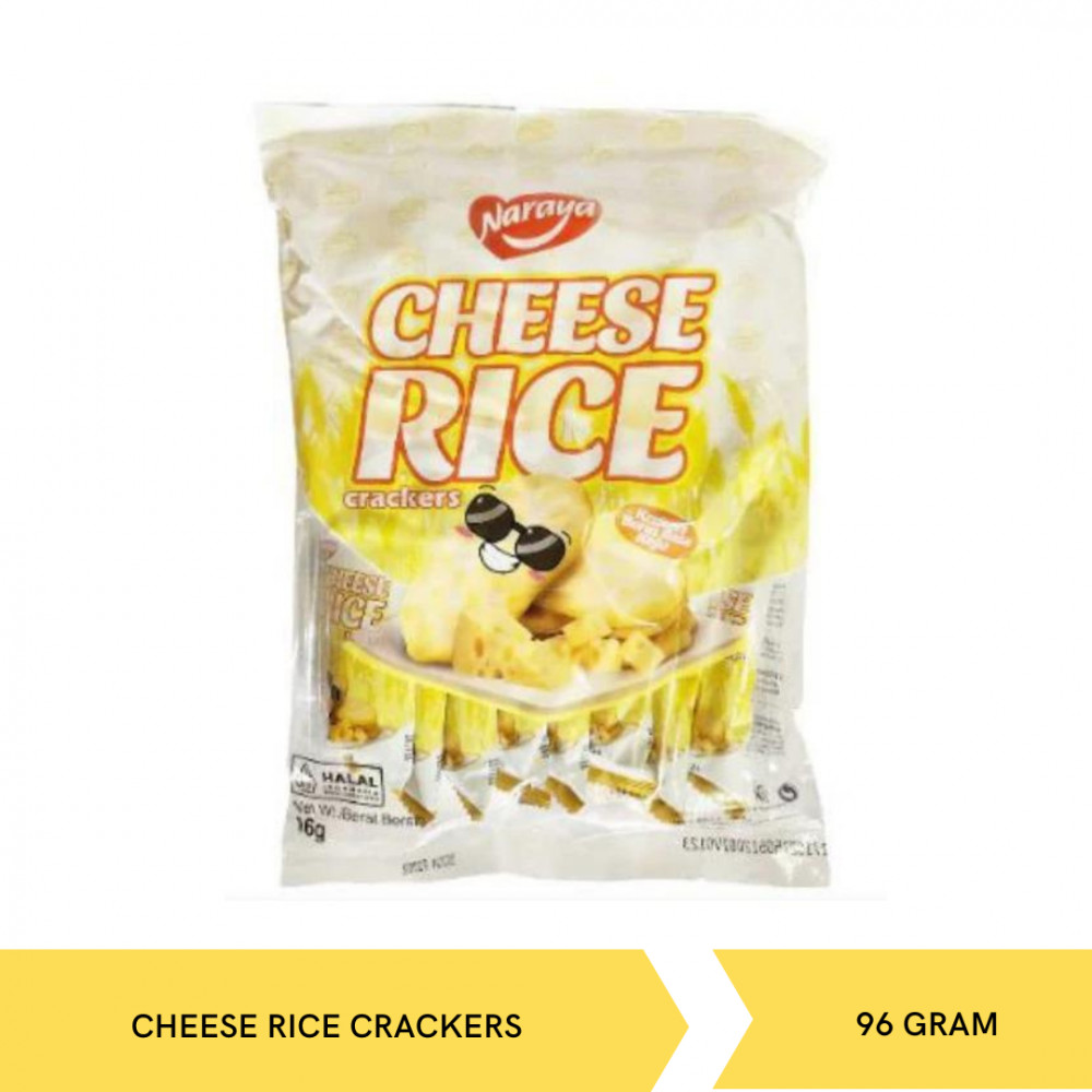Mega Swalayan - NARAYA CHEESE RICE CRACKERS 96G X 20