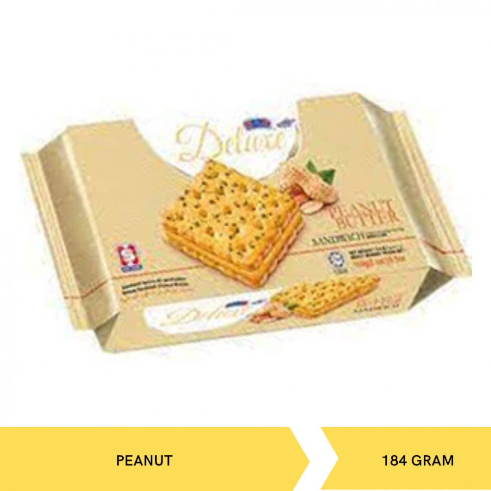 Mega Swalayan - KERK DELUXE SANDWICH PEANUT 184G X 12