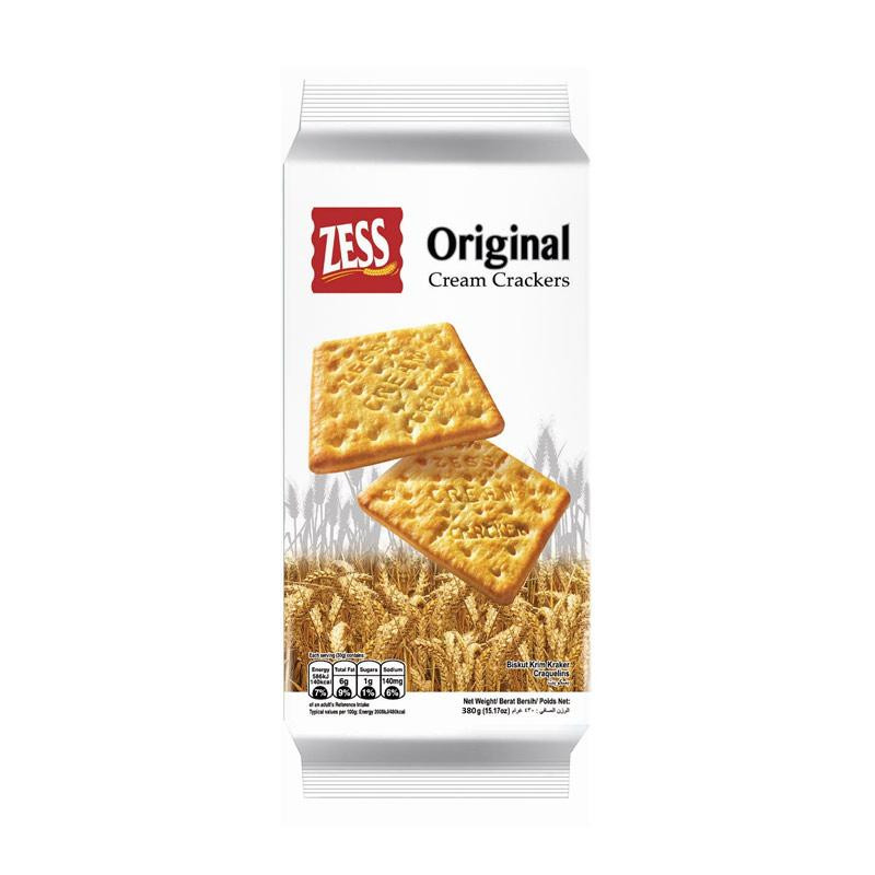 Mega Swalayan - ZESS ORIGINAL CREAM CRACKERS 380G X 12