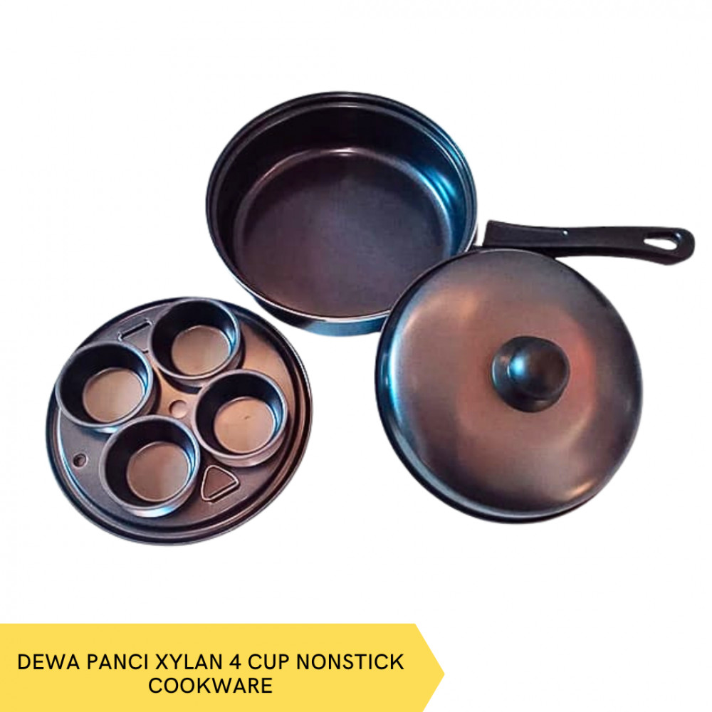 Mega Swalayan - DEWA PANCI XYLAN 4 CUP NONSTICK COOKWARE