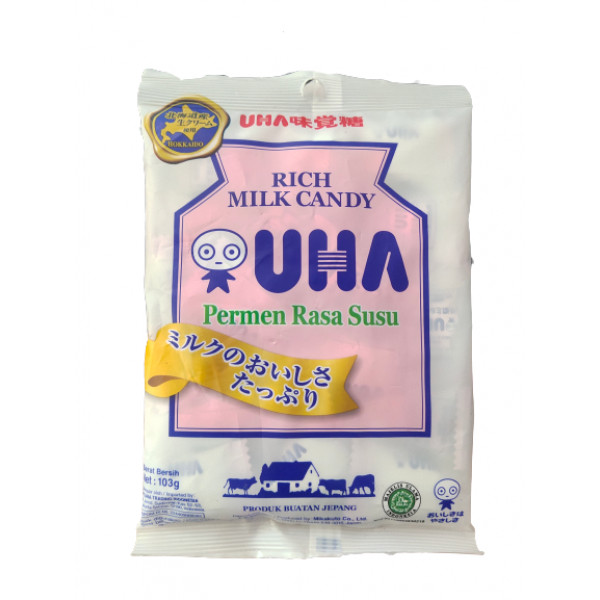 Mega Swalayan - UHA MILK CANDY RICH 103G X 72