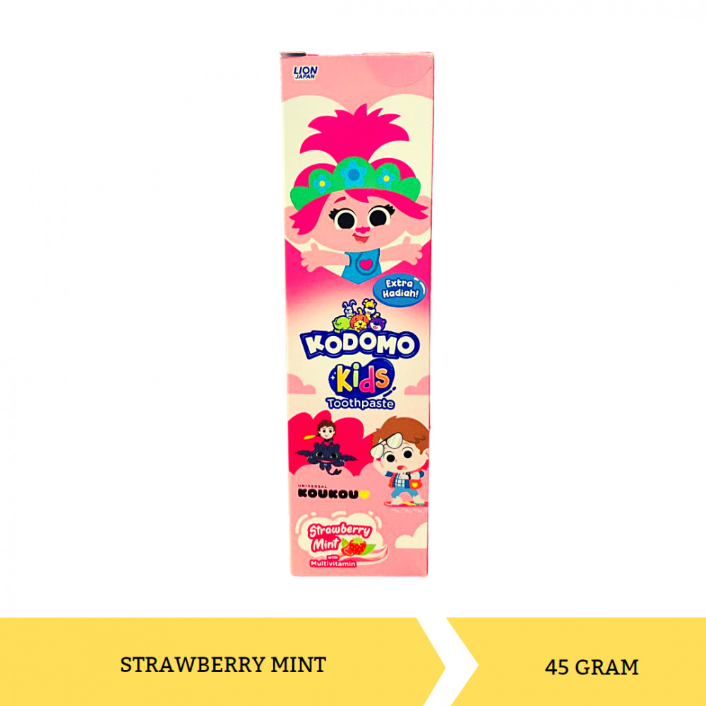 Mega Swalayan - KODOMO T.PASTE KIDS 6+ STRAWMINT 45G