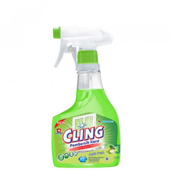 Mega Swalayan - CLING GLASS CLEANER APPLE PUMP 440ML X 12