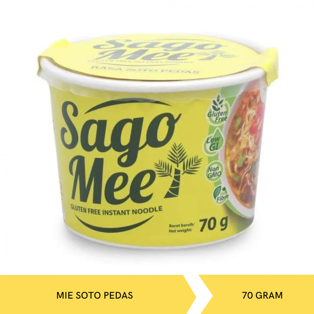 Mega Swalayan - SAGO MEE MIE SOTO PEDAS CUP 70G X 24