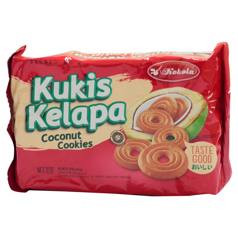 Mega Swalayan - KOKOLA COOKIES KELAPA 218G X 24