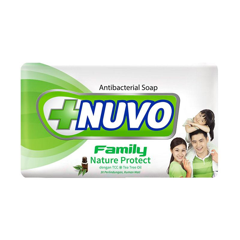 Mega Swalayan - NUVO SOAP FAMILY NATURE PROTECT HIJAU 72G